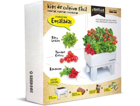 Horta Urbana BATLLE Seed Box Saladas | Worten.pt
