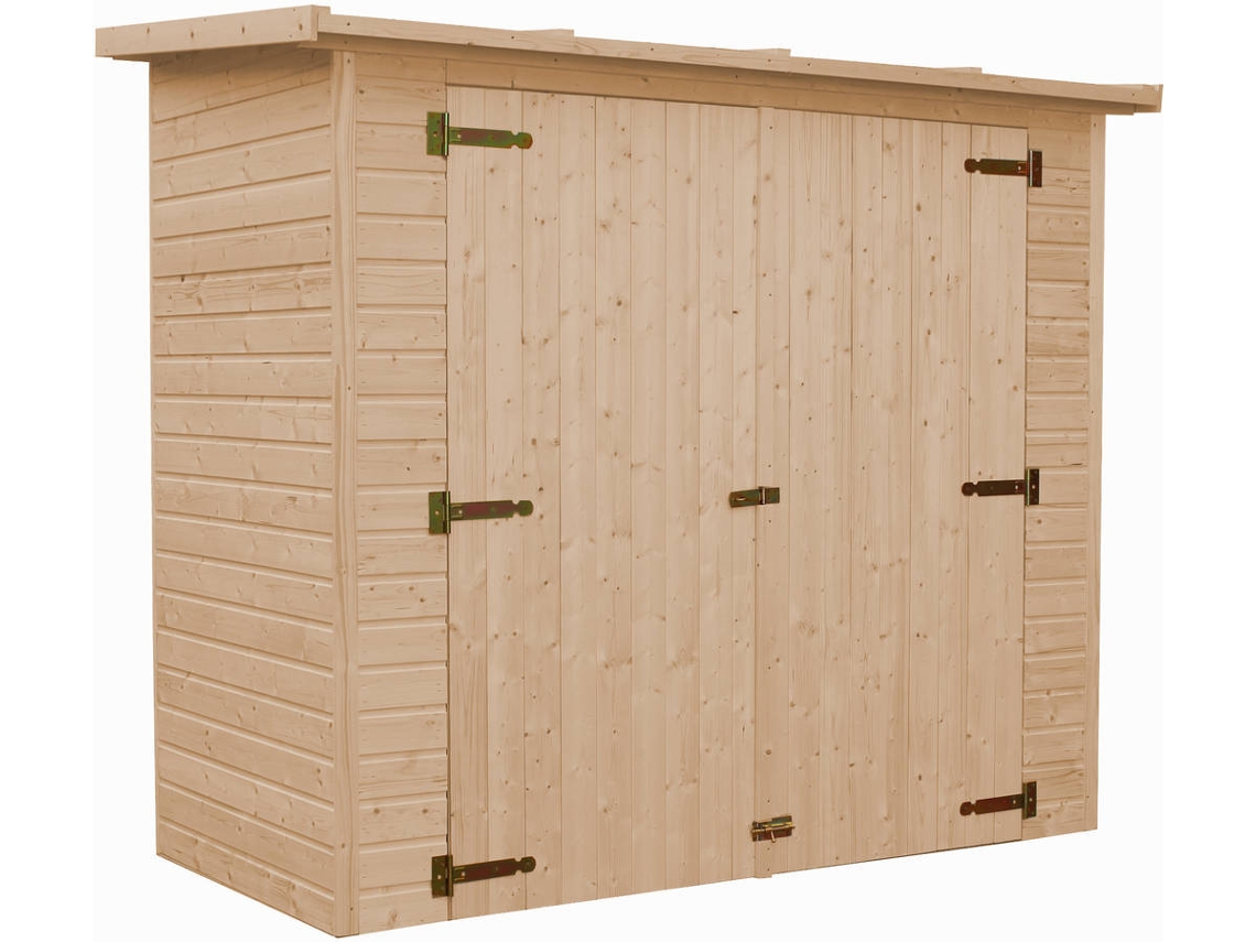 Abrigo de Jardim TIMBELA M348 (Madeira - 194x123x223 cm) | Worten.pt