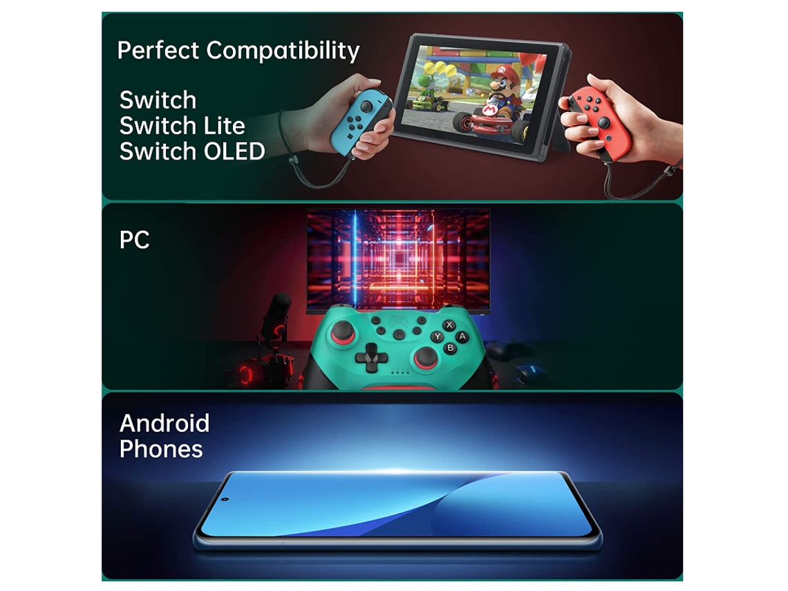 Comando para Nintendo Switch BISBISOUS | Worten.pt