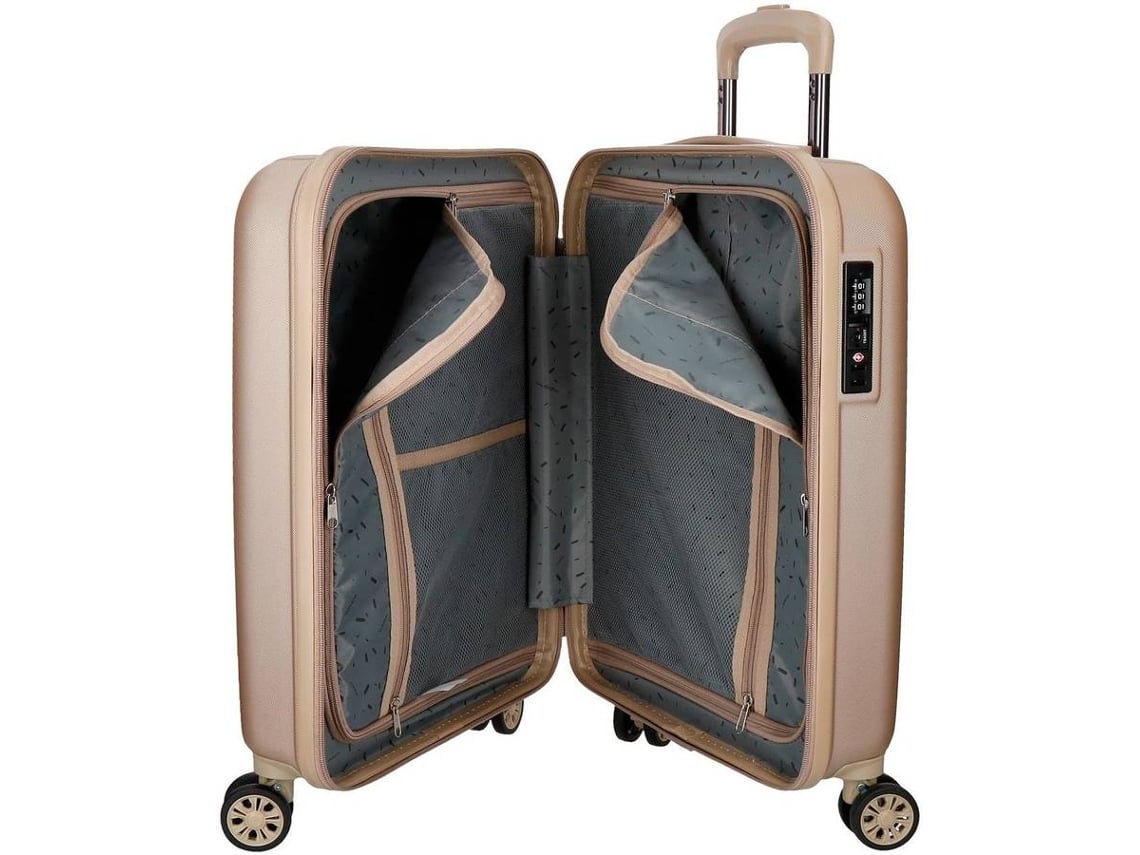 Mala de Cabine MOVOM Wood Bege (21x56x41cm - 37 L) | Worten.pt