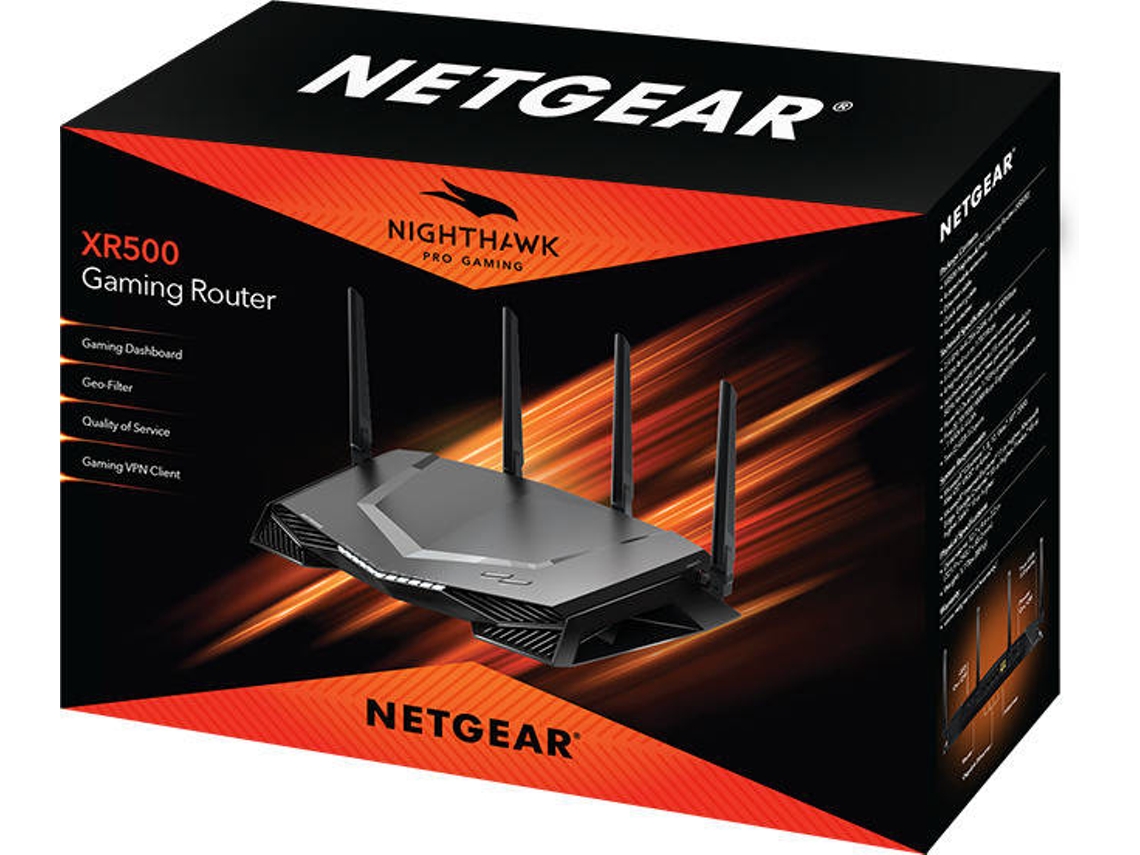 Router Gaming Wi-Fi NETGEAR Nighthawk XR500-100EUS Gaming (AC2600 - 800 ...