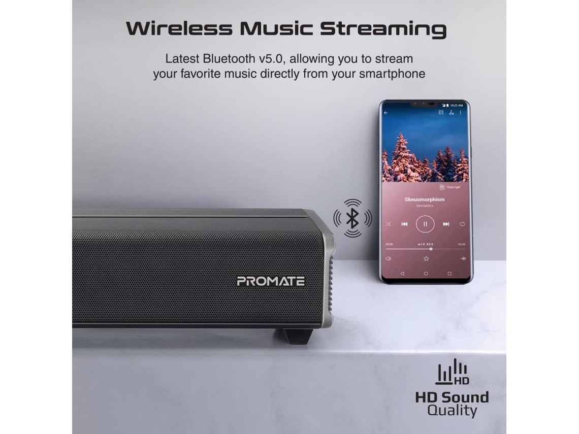 Soundbar PROMATE Castbar-120 120W Subwoofers 60W | Worten.pt