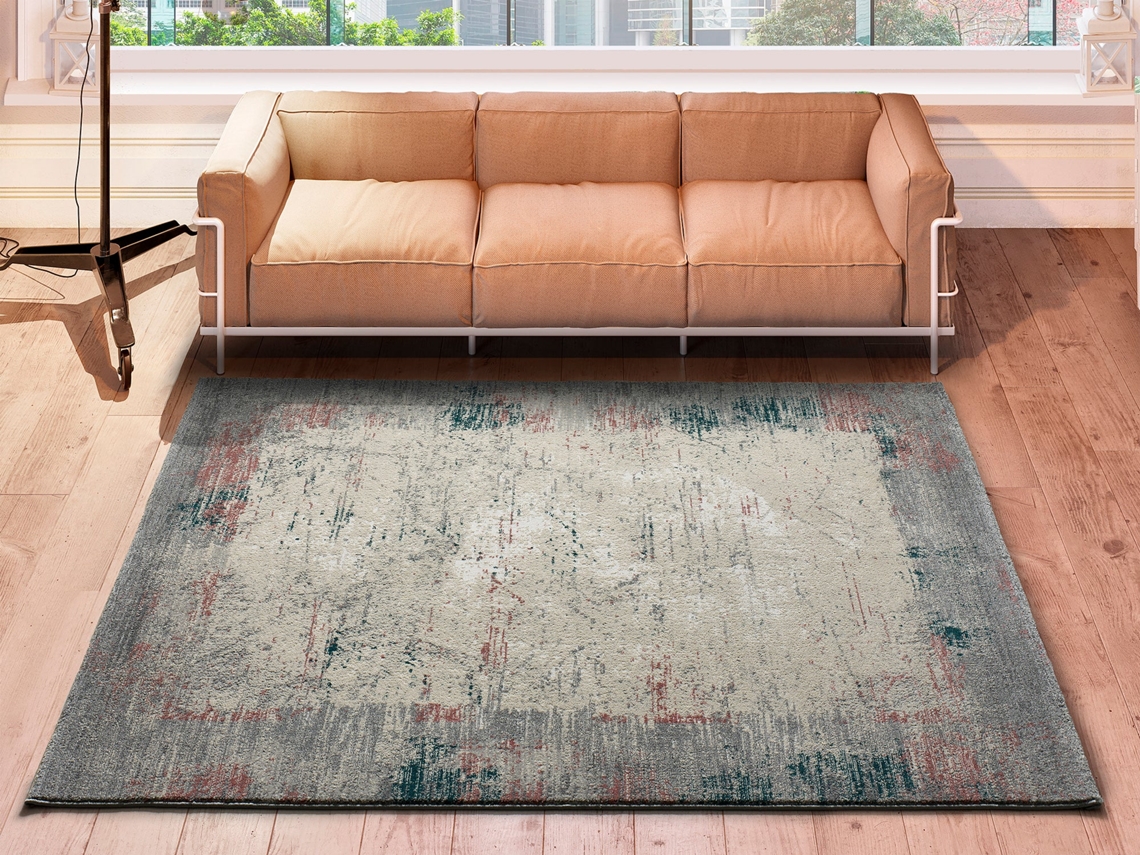 Tapete abstrato ATTICGO (Sensation - Multicor - 60x120 cm) | Worten.pt