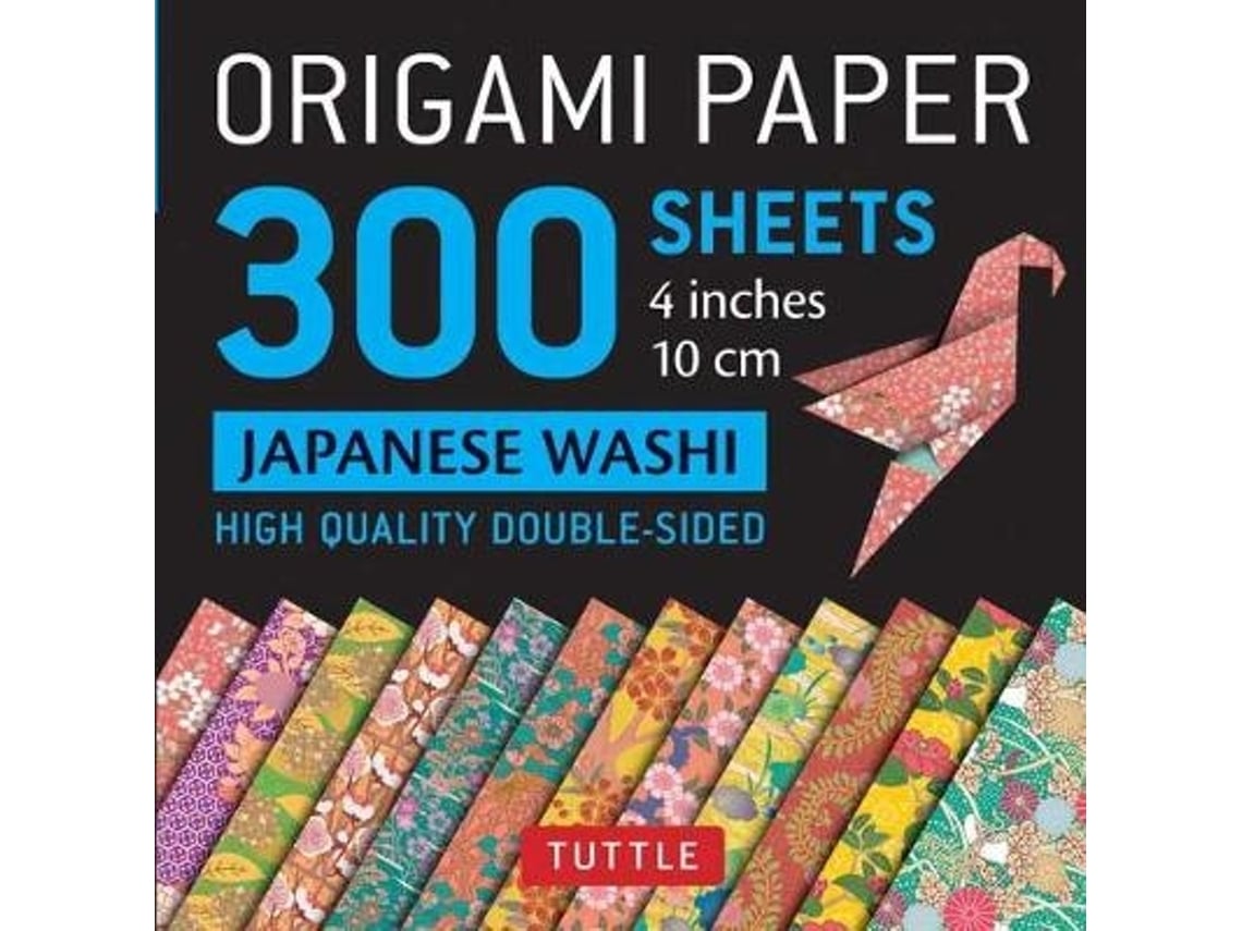 Livro origami paper - japanese washi patterns- 4 inch (10cm) 300 sheets ...