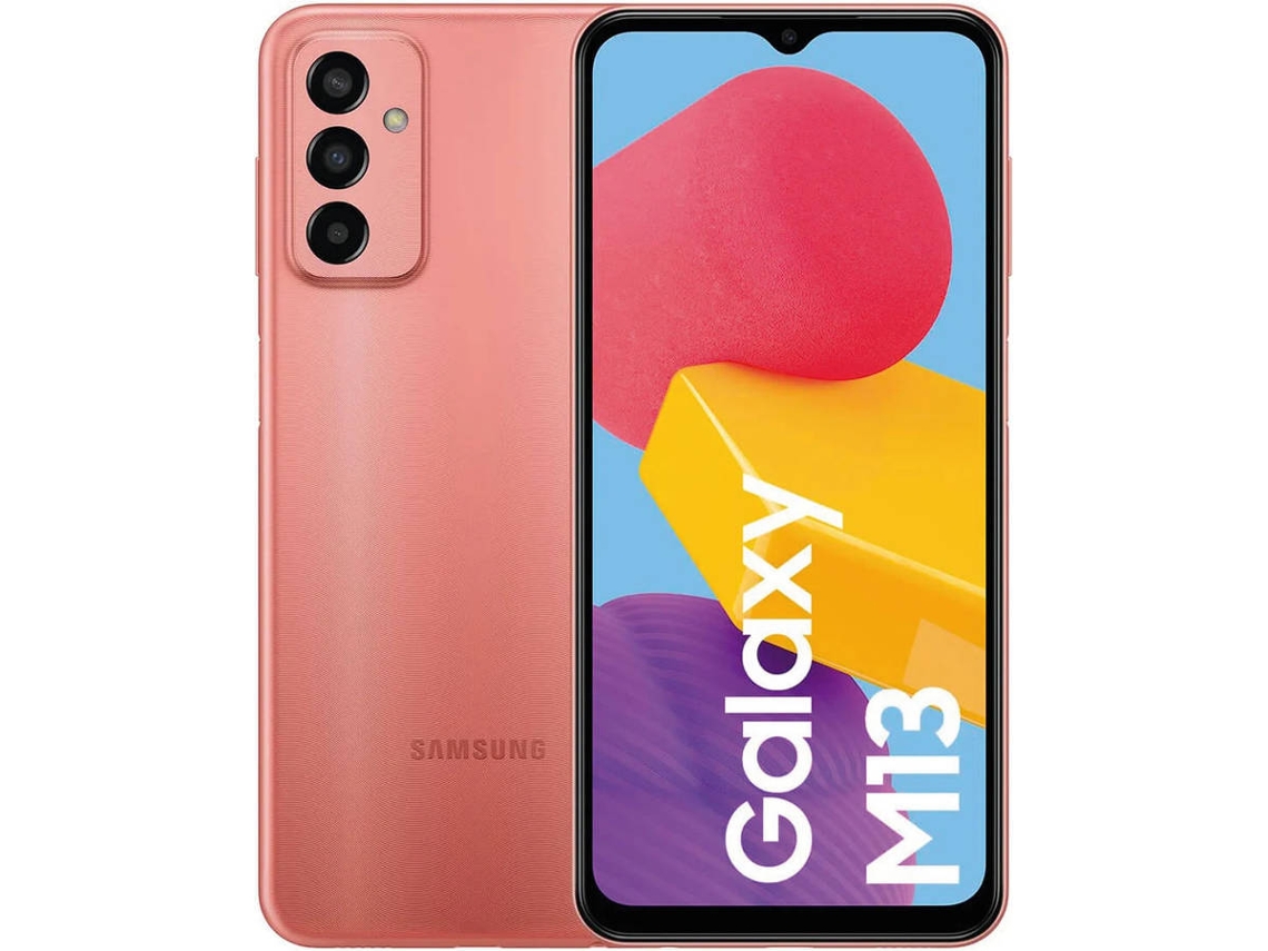 Smartphone SAMSUNG Galaxy M13 (6.6'' - 4 GB - 128 GB - Rosa Dourado ...