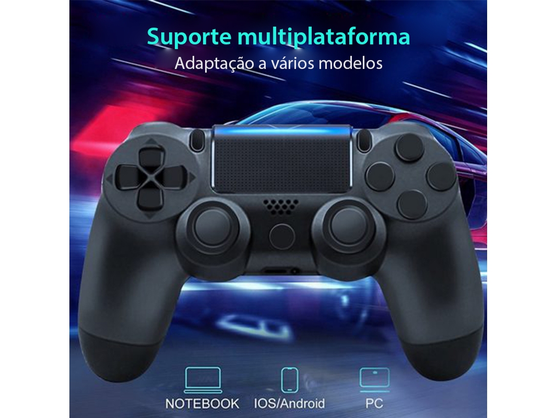 Comando PS4 KINSI Kinsi Dualshock (Wireless - Preto) | Worten.pt