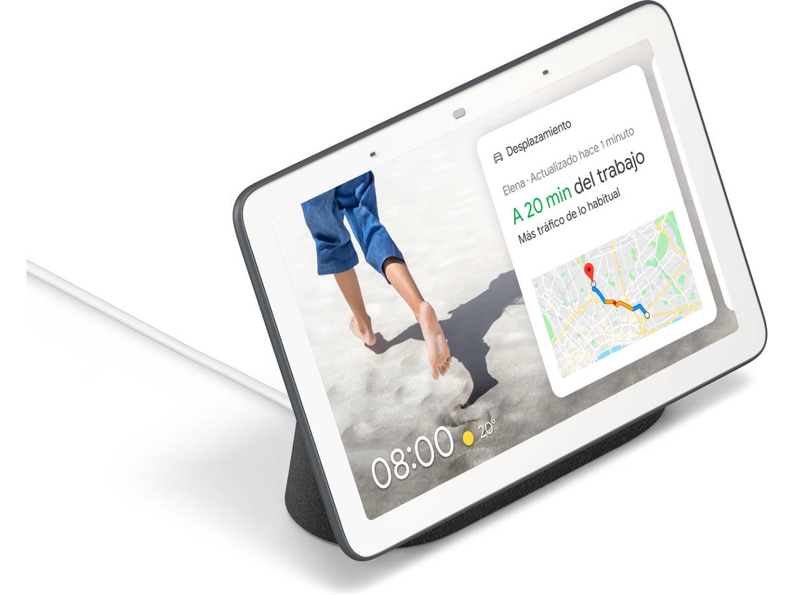 Assistente Virtual GOOGLE Nest Hub (Google Assistant - Preto) | Worten.pt