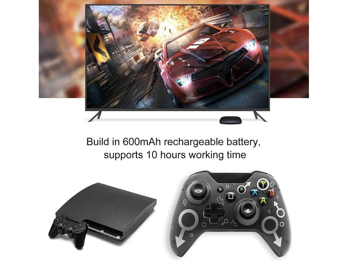 Comando Xbox One S/X ENKERS Gamepad (Wireless - Preto) | Worten.pt