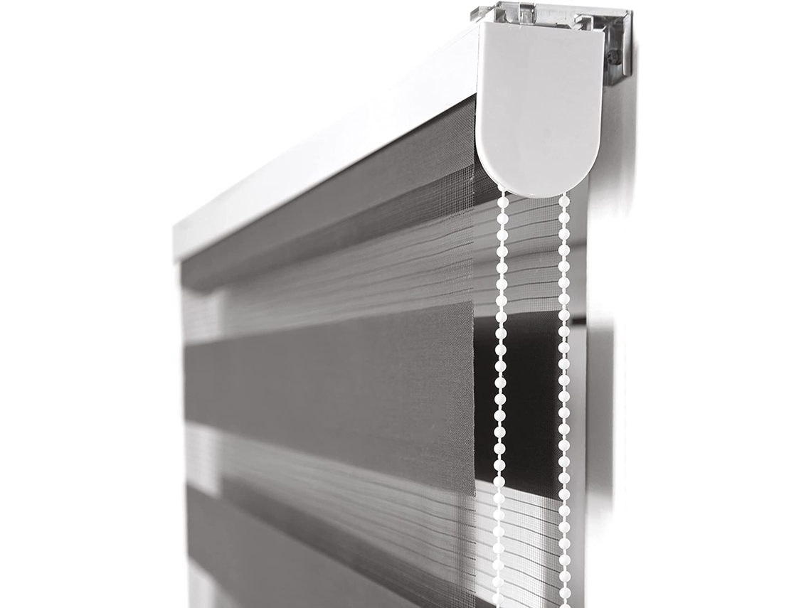 Estore de Rolo Noite e Dia Estoralis com Tecido Duplo Translúcido Shae ...