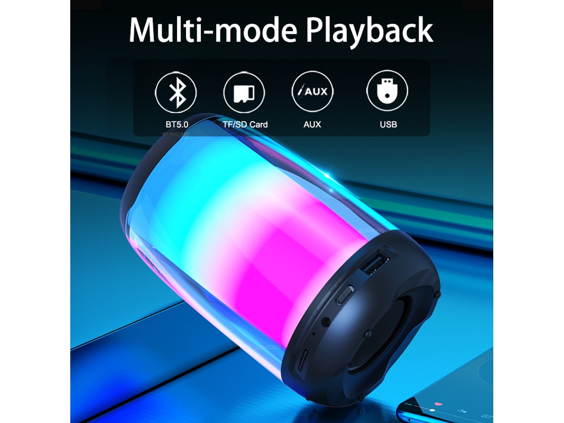 Coluna Sem Fio Compatível com Bluetooth Microlab Coluna Portátil ...