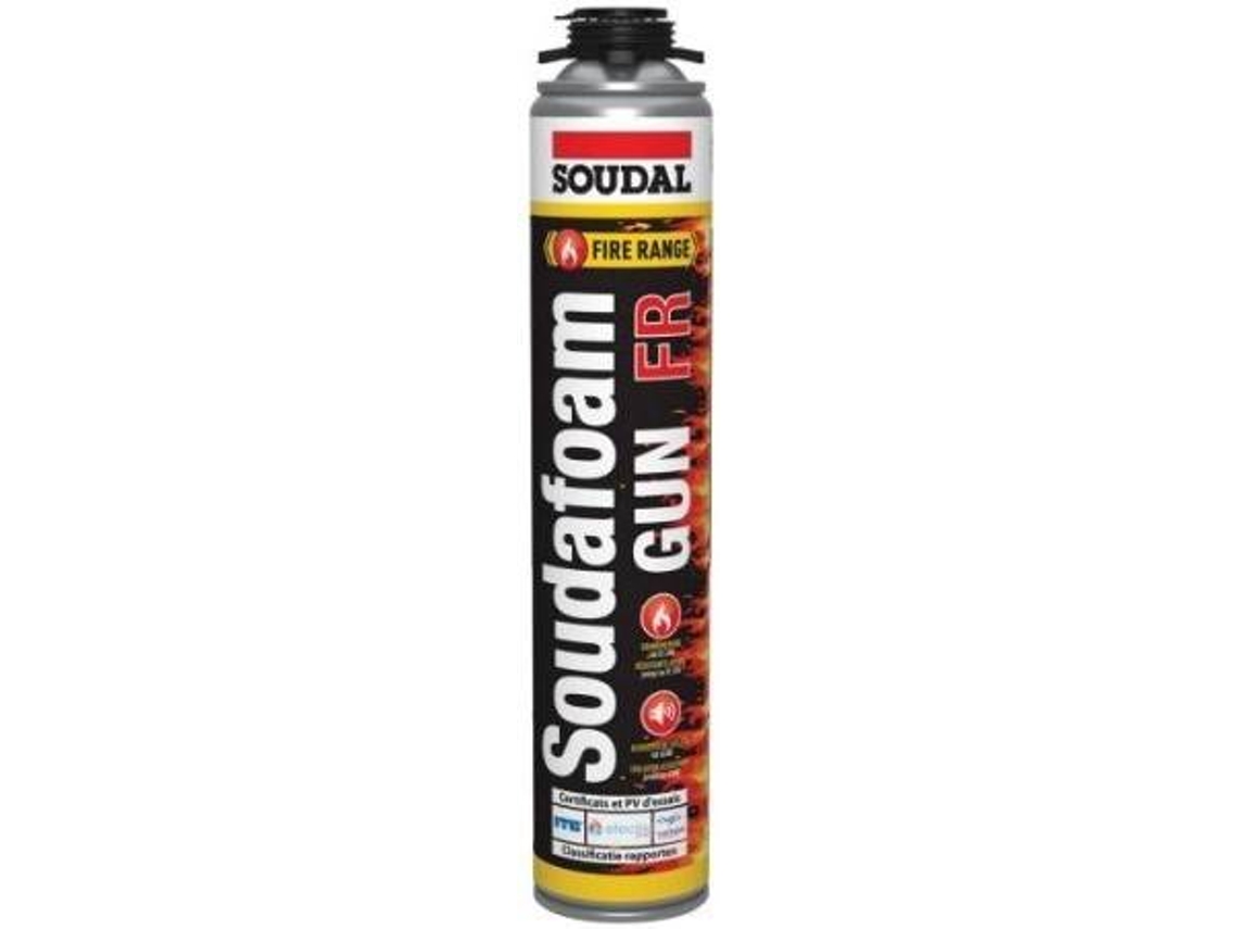 Espuma Poliuretano SOUDAL Corta Fogo Fr para Pistola 750ml | Worten.pt