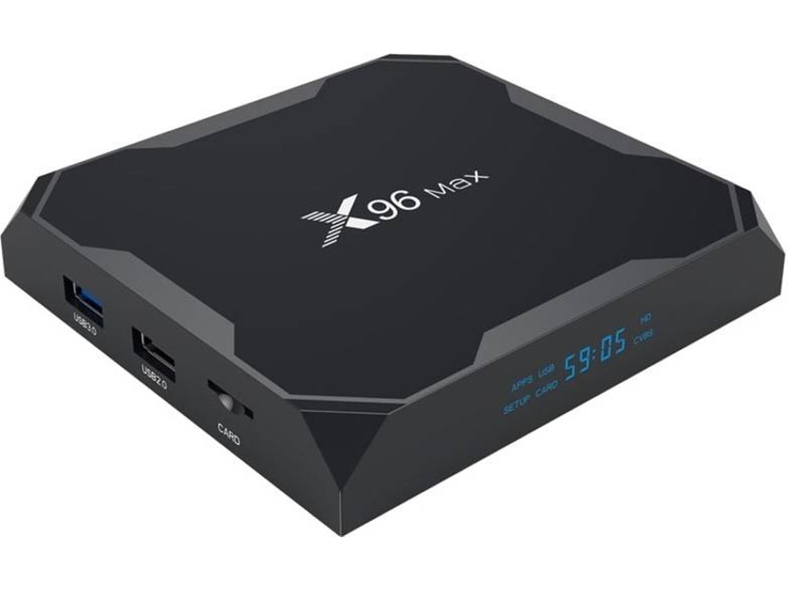 Box Smart TV X96 Max Plus AMLogic S905X3 (Android - 8K Ultra HD - 4 GB ... Box Smart TV X96 Max Plus AMLogic S905X3 (Android - 8K Ultra HD - 4 GB ...