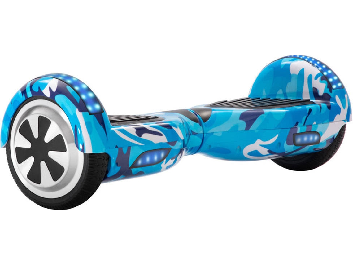 Hoverboard E-RIDES 6.5AL camo-Azul (Autonomia: 1 h | Velocidade Máx: 12 ...