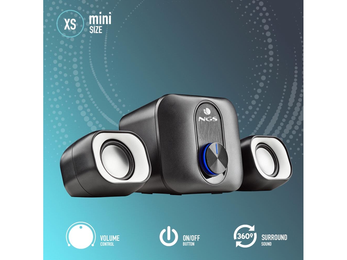 Colunas NGS Comet 2.1. Usb e Aux-In de 3.5Mm 20W | Worten.pt