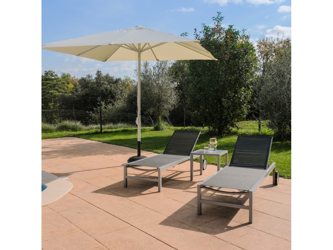 GARBAR A3 Guarda-Sol Exterior 200X200 Bege | Worten.pt