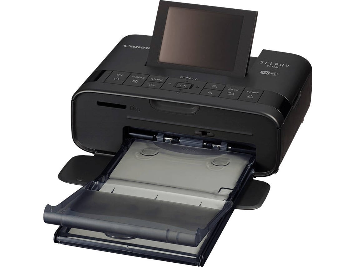 Impressora Portátil CANON Selphy CP1300 Preto (Fotografia - Wi-Fi ...
