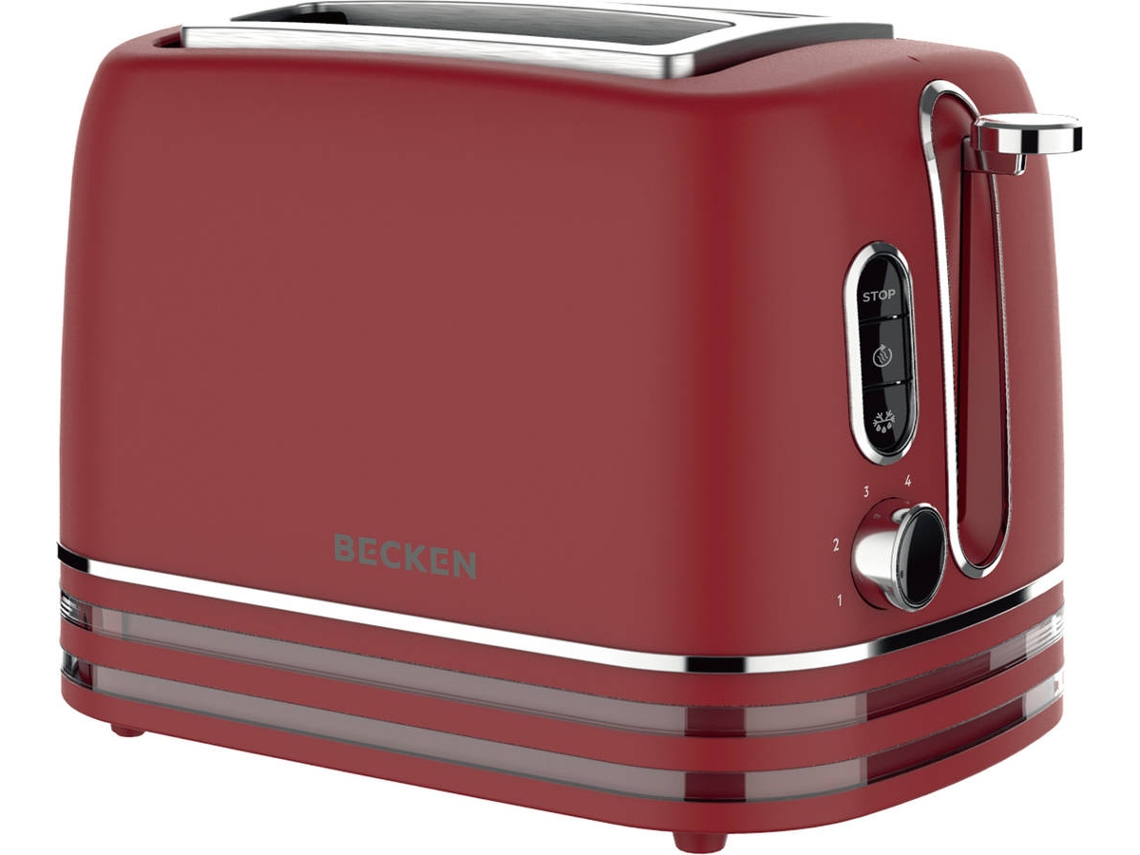 Torradeira BECKEN BT4606 Set Verm (Outlet Grade A - 870 W) | Worten.pt