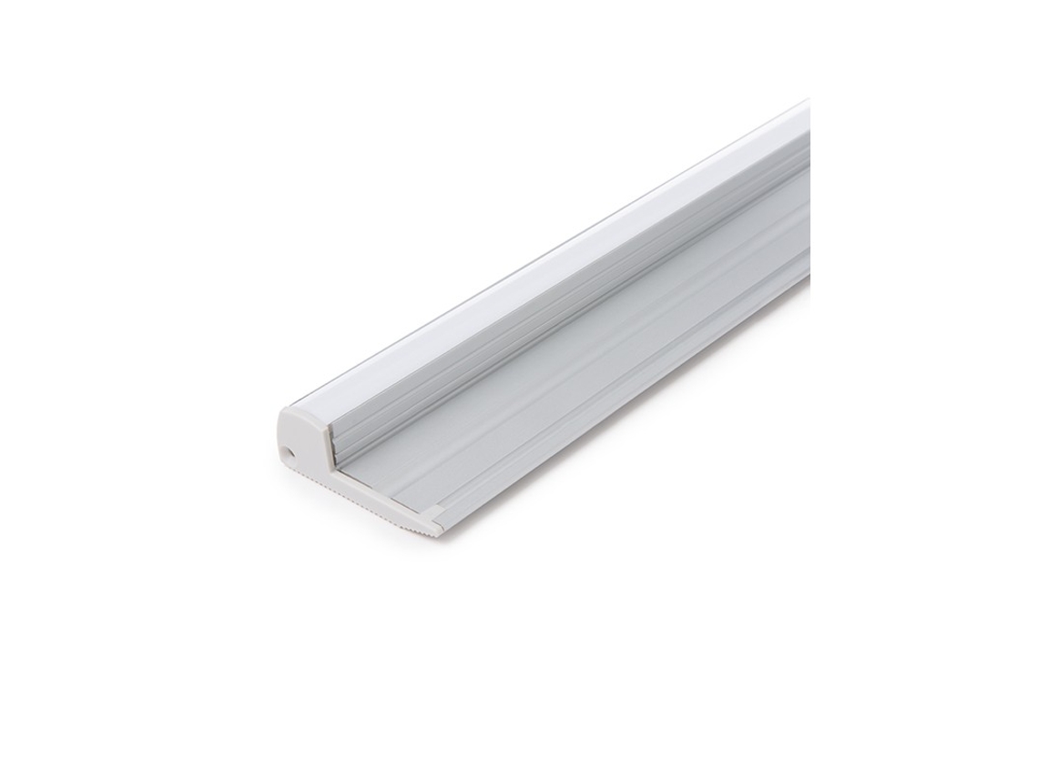 Perfil Alumínio Para A Tira LED Led Iluminação Escadas - Difusor ...