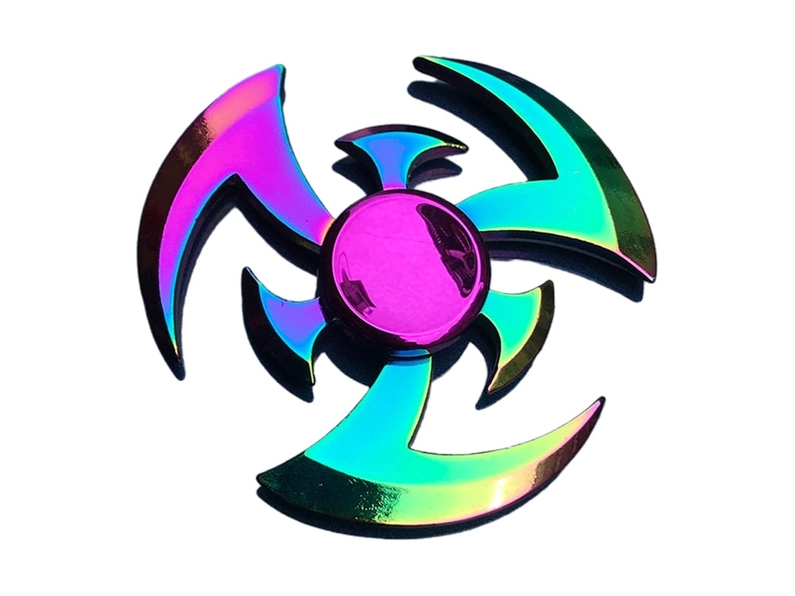 Metal Colorido Borboleta Dardo Lótus Spinner de Fidget para Alívio Do ...